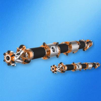 China ApexScope Bot AI200 200mm Intelligent Pipe Crawler Robot Multi-Model AI Fusion Visual Thermal Acoustic Defect for sale