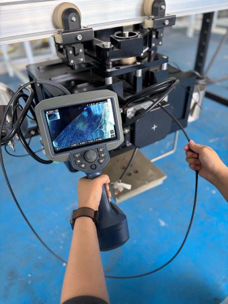 Quality Hydroelectric Francis Turbine Runner Blade Cavitation Erosion Camera Rig 8.0mm Tip for sale