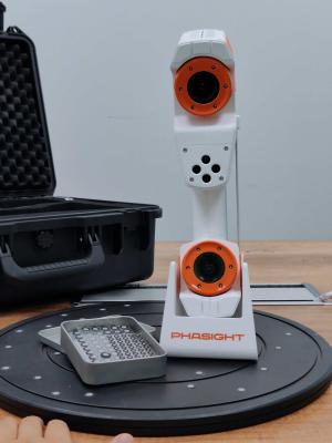 China Phasight Max-Aero Large-Format Handheld 3D Scanner 86 Blue Laser Lines 0.020mm for sale