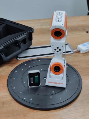 China Phasight Fast-Large Wide-Area Handheld 3D Scanner 50 Blue Laser Lines 7.8M Points/s 0.022mm for sale