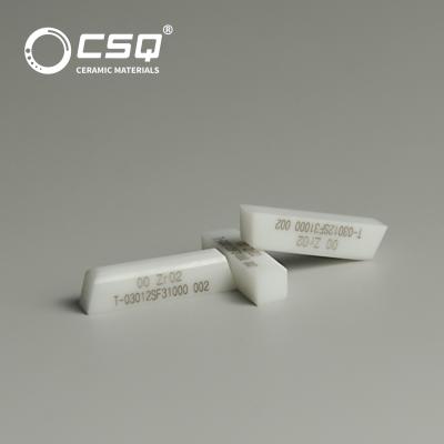 China Zro2 Advanced Structural Ceramics Clamping Plate Wear Resistant Fulcrum for sale