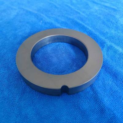 China Customized Pressureless Sintered SSIC Bushing Bearing Parts Thrust Disc For Pump for sale