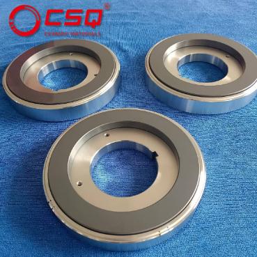 China Customized Size SiC Thrust Disc with Corrosion Resistance and Thermal Conductivity for Canned Motor Pumps for sale