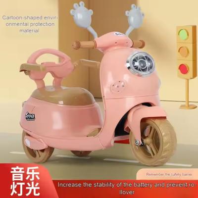 Cina OEM ODM Ragazzi Ragazze Motocicletta elettrica a tre ruote Triciclo ricaricabile 6volt in vendita