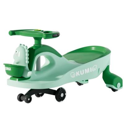 China Stijlvolle peuter Purple Ride On Swing Cars 6 Wheels Fiets Met Flash Wheel Te koop