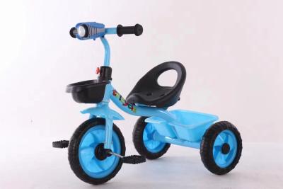 Cina Piccola bicicletta a tre ruote con luce sul manubrio in vendita