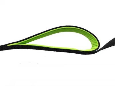 China Durable Double Handle Dog Leash Reflective Pet Leash Customized Pet Leash For Large Dog for sale