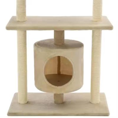 China Sturdy Cat Tree Scratcher Pet Toys Cat Tree Scratching Post With Versatile Design for sale