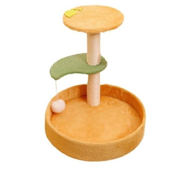 Quality Warm Winter Cat Bed Sisal Scratching Board Lint Free Vertical Cat Climbing Frame for sale