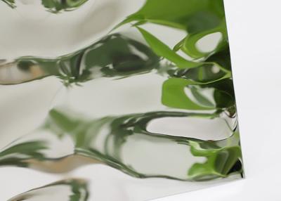 China 6mm Decorative  Water Ripple Stainless Steel Sheet Ceiling Wall Panels for sale