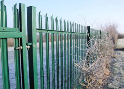 China Hot Dip Galvanized W Type Euro Security Palisade Fencing Highway Protection for sale