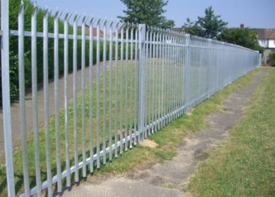 China W Pale Hot Dip Galvanized Steel Palisade Fencing 1.8m Height 2.75m Width for sale