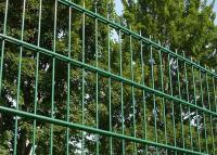 China Rectangular Post 8/6/8mm Brc Mesh Fencing Green / Black / Gray for sale
