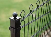 China 6x7ft Double Loop Wire Fence With Post For Security 2.0*2.5m*4.0mm for sale