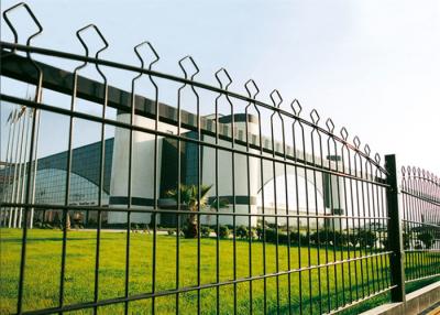 China Cercas de aço galvanizado de fio duplo de baixo carbono 50 * 200 mm Tamanho de malha para ferrovias à venda