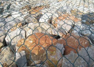 China Hot Dipped Galvanized Gabion Mesh For Erosion Control  2m X 1m X 1m for sale