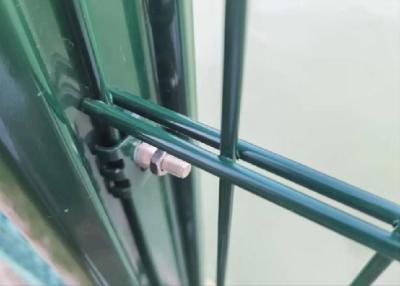 China Aesthetic Double Loop Wire Fencing Gray PVC-Coated for Villa Communities for sale
