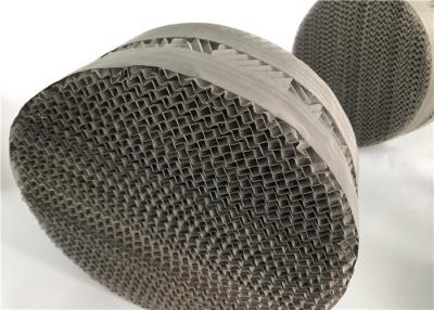 China In Absorption Metal Structured Packing High Surface Area Orifice Corrugated for sale