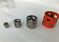 China SS 304 Metal Pall Ring Random Packing 25mm for Distillation Columns with 219 m²/m³ Surface Area for sale