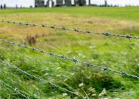 China 16 Gauge Galvanized Barbed Wire with 3-6 Inch Barb Spacing for Security Fencing Systems for sale