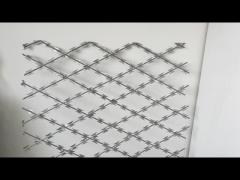 저탄소강 레이저 철조망 철조망 코일 직경 500 밀리미터는 도난을 방지합니다