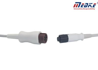中国 Medexの論理的なトランスデューサー10ft 12pin T6 Mindray Ibpケーブル 販売のため