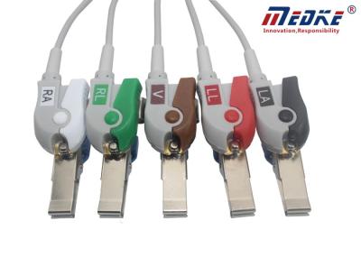 Cina 5 accessori veterinari blu di elettrocardiogramma del cavo 91012058104 in vendita