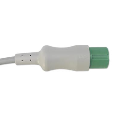 China Contec AHA 7 Pin 3.4 Meter ECG Patient Cable With 5 Lead Wires for sale