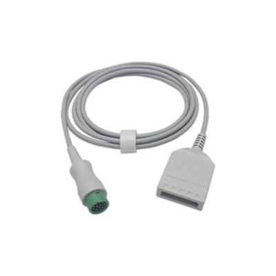 中国 MD 5の鉛3.4m IEC ECGのトランク ケーブルTPUのジャケットへのMindray 12P 販売のため