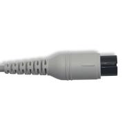 China General 6 Pins 3 Lead ECG Machine Cable Compatible Straight Connector for sale