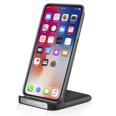 China 2021 new mobile phone factory direct supply smart vertical sensor E13 10W wireless charger can be customized with luminous logo for sale