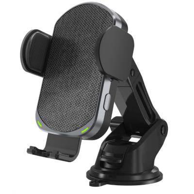 China Mobile Phone Charging Products China Wholesale E17 10W Wireless Car Charger Material is ABS+soft fabric for sale