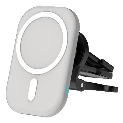 China High Quality Magnetic Wireless Mobile Phone Charger A14 Plastic Case ABS+Silicone Material Can Be Customized Color for sale