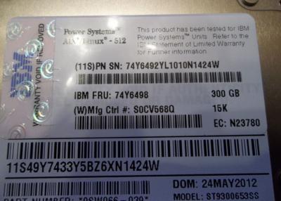 Cina 19B1 74Y6498 300 GB di 15K 2,5 SRS IBM Power7 di drive del hard disk del server in vendita