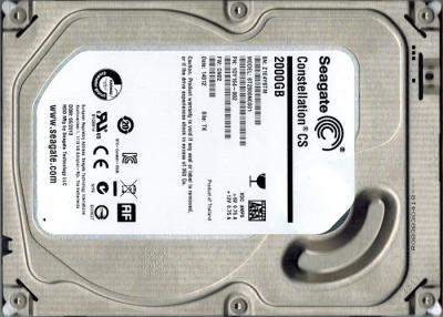 Cina Disco rigido interno del CS 2TB della costellazione di SATA 6Gb/s 7200RPM ST2000NC001 in vendita