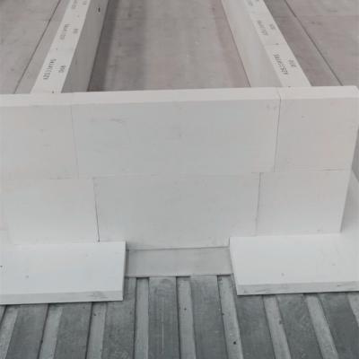 China AZS Zircon Corundum Brick for Glass Furnace White Color Material Low Apparent Porosity for sale