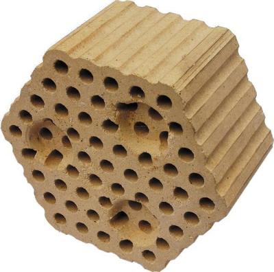 Cina Al2O3 Alumina Clay Checker Brick per la personalizzazione di stufe a blast a 17 e 29 fori in vendita