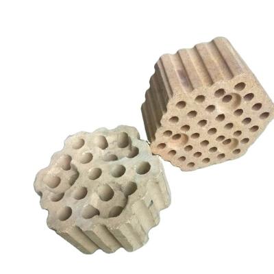 China Brandweerbaarheid 1580° 1770° en Al2O3-gehalte 1% Silica Checker Brick voor glasoven Te koop