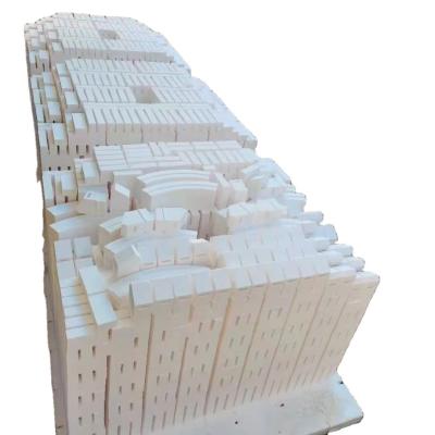 China Gepersonaliseerde grootte ZrO2 42% Hoog alumina vuurvaste baksteen bulk voor maximale aanpassing Te koop