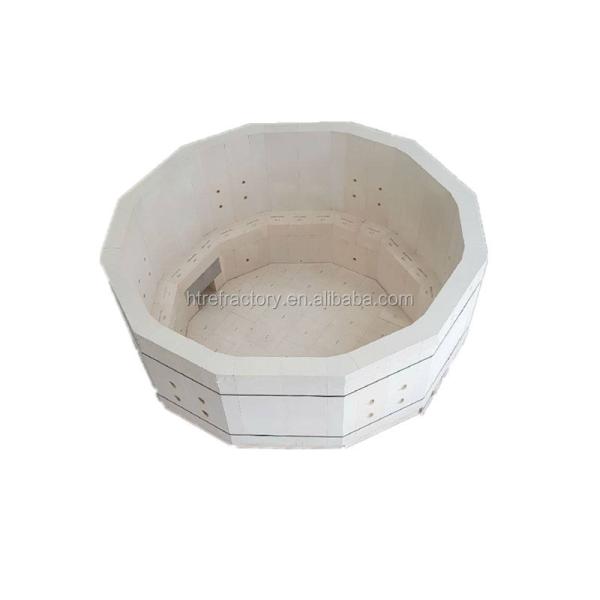 Quality 0% CaO and 0% CrO Content Fused Cast AZS Brick 41 for Glass Furnace Exporter for sale