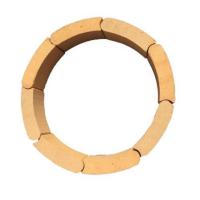 China 43% SiO2 Content Fireclay Universal Arc Refractory Brick for Lining Material Made for sale