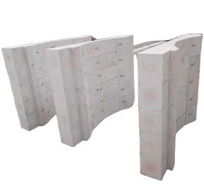 Cina Henan Electrocast Refractory Fused Cast AZS Blocco per forno di vetro Piccolo contenuto di CaO in vendita