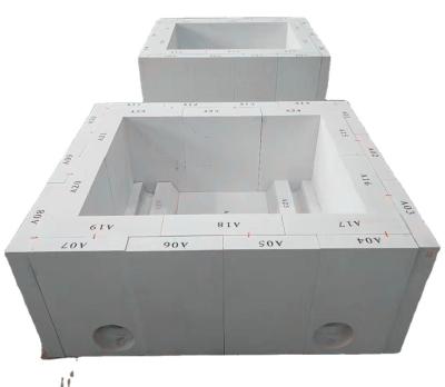 Cina Sabbia di zircone blocco di corindone AZS per forno di fusione del vetro da materiale refrattarie in vendita