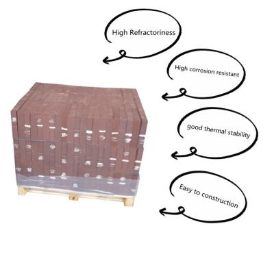 China Magnesia Chrome Lightweight Brick for Insulation Layer of Lightweight Steel Converter for sale