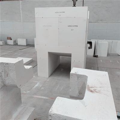 Cina AZS blocchi fusi per forni per la fusione del vetro in vendita