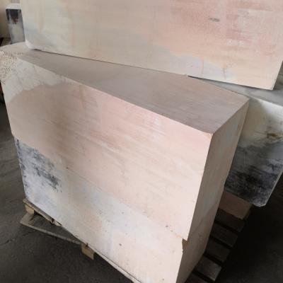 China Fused Cast AZS Refractory for Glass Industry SiC Content 1.2-1.4% and Low CaO Content for sale