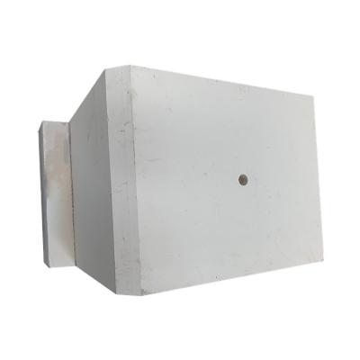 China Placa AZS fundida com forma de tijolo e resistência à erosão para fundo de forno de vidro à venda