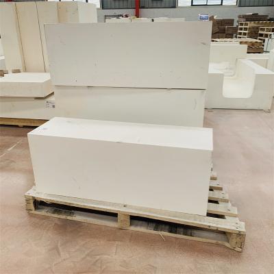 China Forno de fusão elétrico de 2 toneladas para a indústria do vidro fundido AZS 41 Bloco e tamanho à venda