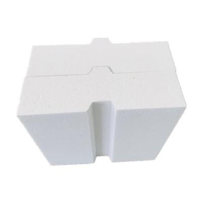 China White Fused Cast AZS Feeder Channel for Temperature Glass Melting Furnace Efficiency for sale