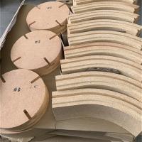 China Curved-Fire-Brick Firebrick Fire Clay Brick Composition with 1580° Refractoriness for sale